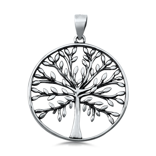 Sterling Silver Large Tree of Life Pendant – Sandy's Silver Collections