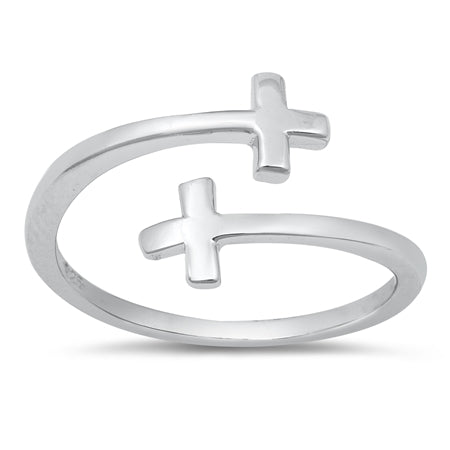 Sterling Silver Cross Toe Ring – Sandy's Silver Collections